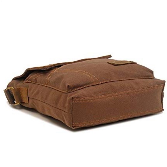 Augur | Bags | Augur Leather Canvas Boho Bag | Poshmark